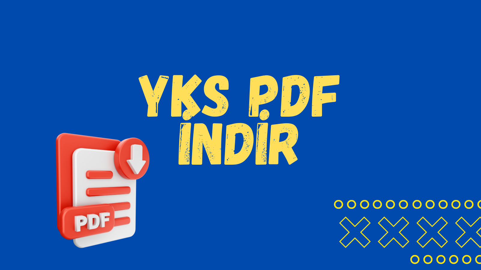 2024 YKS PDF İNDİR - Eğitim Yoldaşım