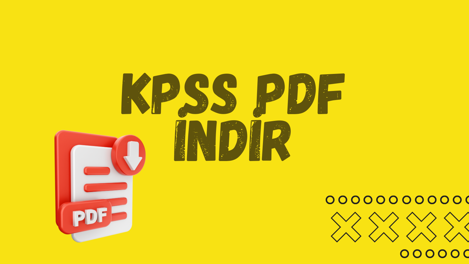 2024 KPSS PDF İNDİR - Eğitim Yoldaşım